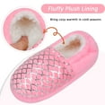 Berhood Girls Slippers Warm Plush Fuzzy Slippers for Little Big Kids ...