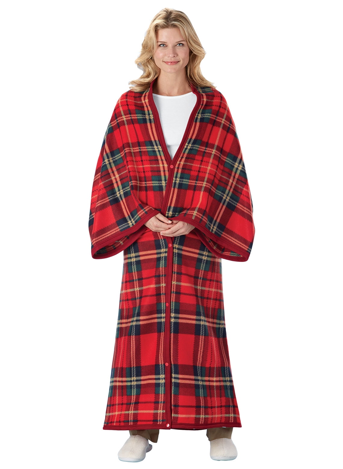 All In One Polar Fleece Blanket And Robe