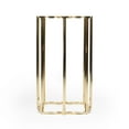 Butler Specialty Modern Auroria Stainless Steel Accent Table in Black/Gold - Walmart.com