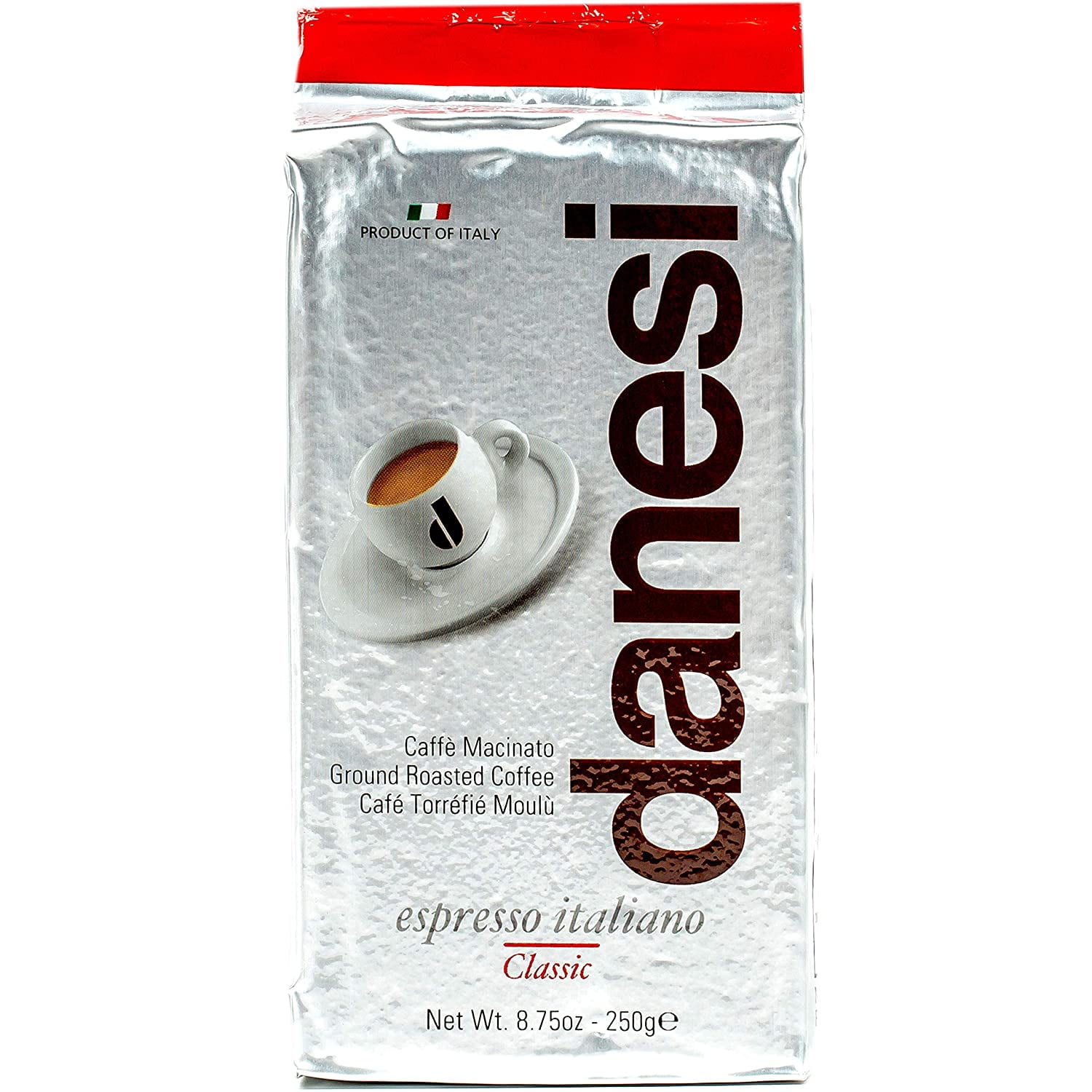 D DANESI CAFFÈ Italian Coffee Ground Medium Roast - Classic (8.75oz ...