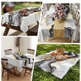 Black Gold Marble Texture Table Cloth 52x70in, Waterproof Rectangle ...