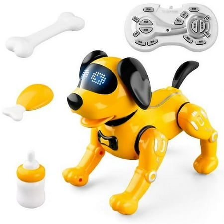 Qian Remote Control Dog, Rc Robotic Stunt Puppy Voice Control Toys ...