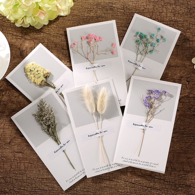 Dried Flower Card Paper & Party Supplies Paper etna.com.pe