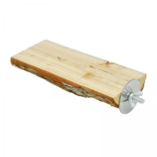 2x Natural wooden bird Perch Stand, Hanging Multi Branch Perch Platform ...