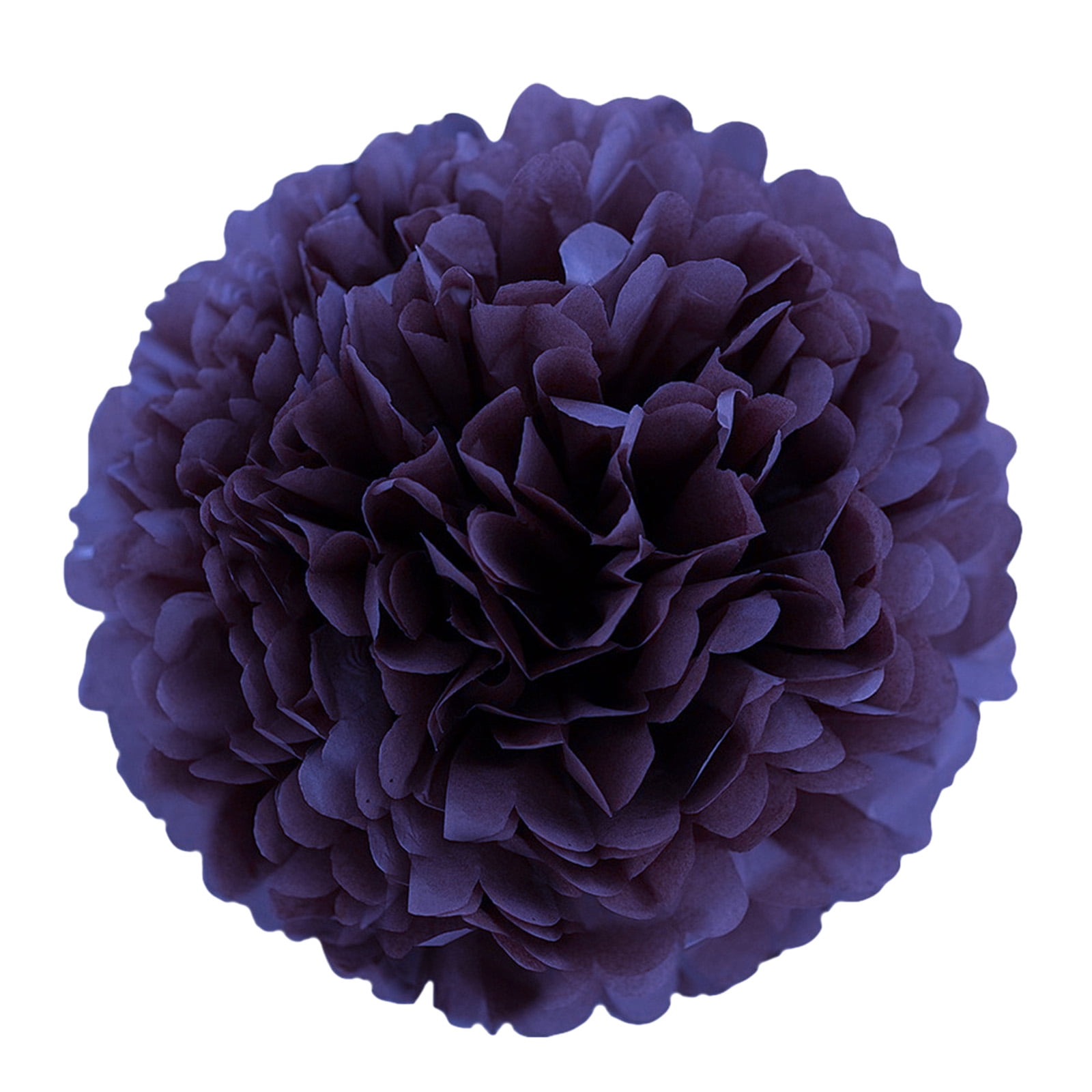 Billuyoard pompones de papel morado 7,8 pulgadas decoración para ...
