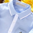 ATORRE Boys Classic Dress Shirts Stylish Dog Embroidery Turn-Down ...