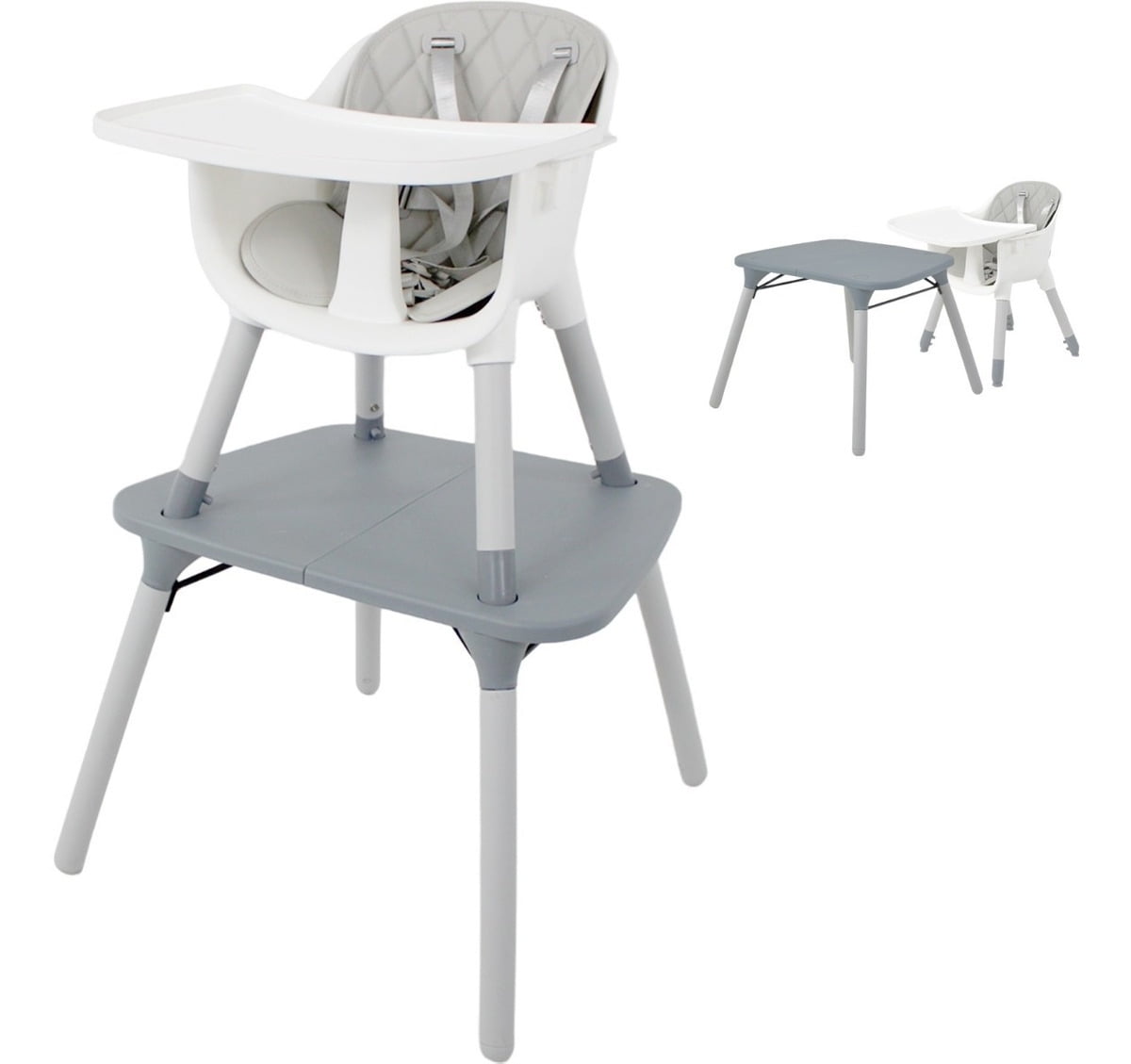 Silla Periquera Alta Bebe 4 En 1 Reforzada Mesita Escritorio Little ...