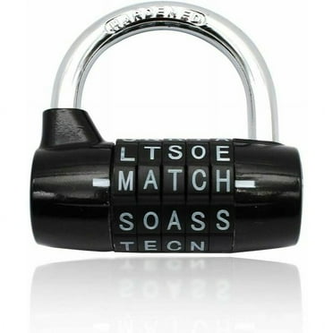 Master Lock 1534D Word Combination Padlock, Customizable, Hardened ...