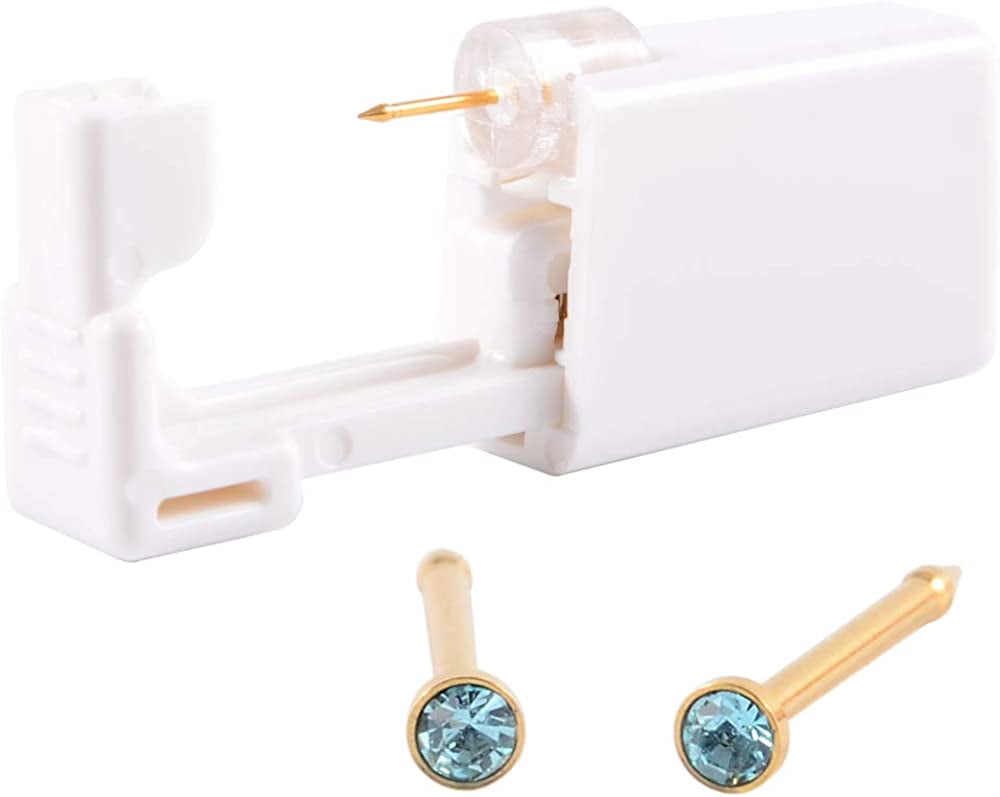 Disposable Safe Sterile Piercing Unit for Gem Nose Studs Piercing Gun ...