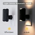 2-Pack Plug-in Photosensitive Night Light, Rotatable Adjustable ...