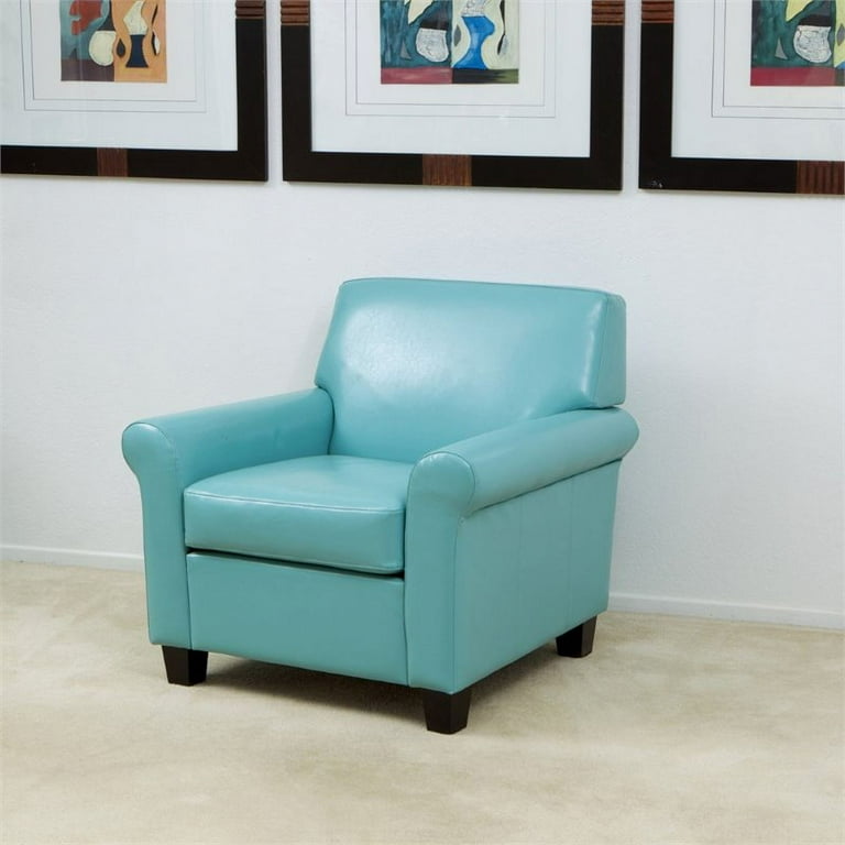 Turquoise club chair store