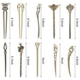 20 Piece Hair Sticks Set Vintage Bronze Decorative Hair Chopsticks 10 ...
