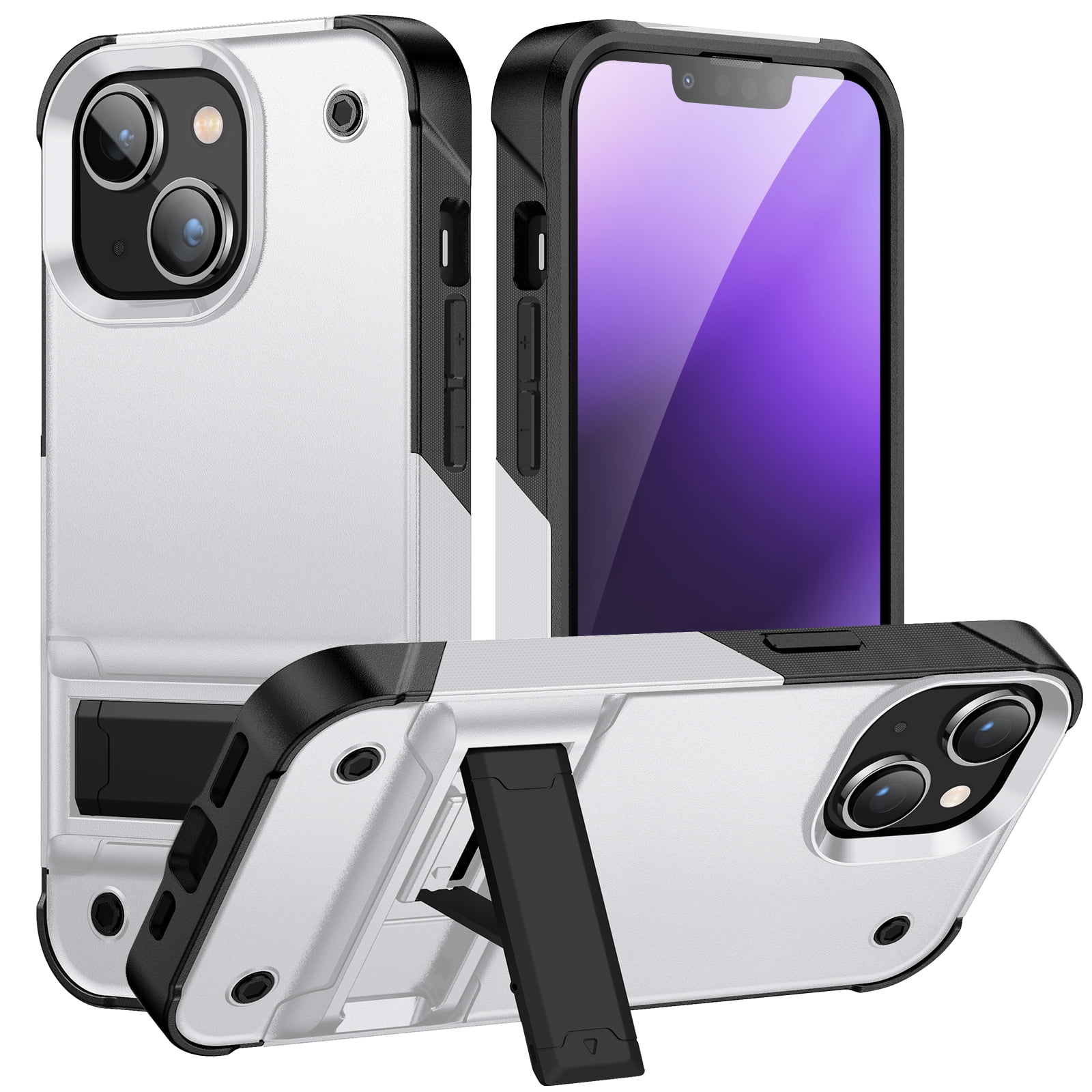 for iPhone 15 Plus Case, Luxury Anti-falling Shockproof Hybrid Military ...