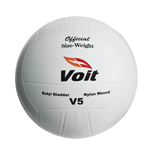 Voit Official Size and Weight V5 Rubber Cover Volleyball - Walmart.com
