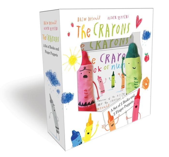 The Crayons: A Set of Books and Finger Puppets (Board Book) - Walmart ...