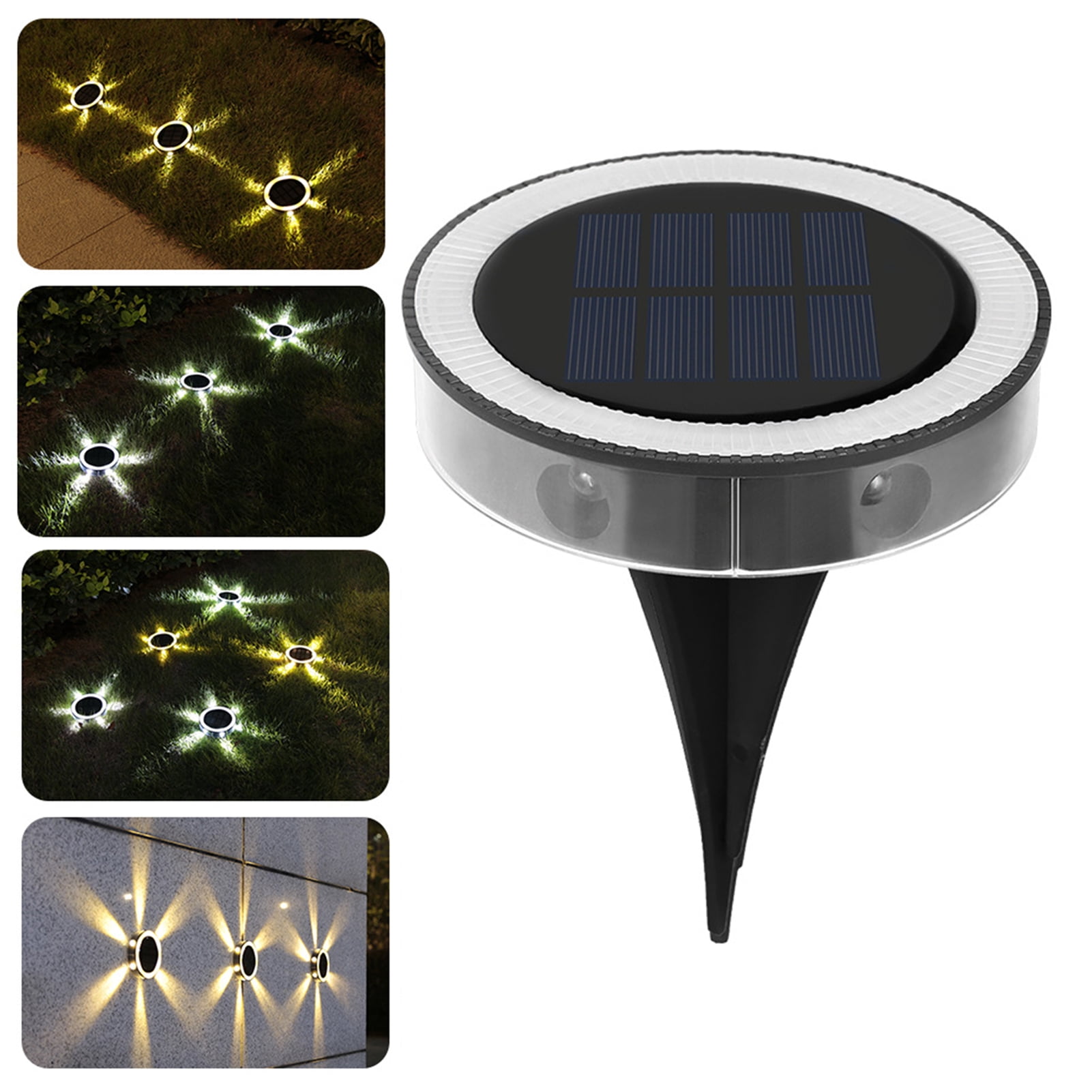 Sunjoy Tech Driveway Pathway Solar Buried Light Light Waterproof Light ...