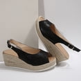 DeHolifer Women Sandals Wedge Heel Plus Size Spring/Summer Beach Thick ...