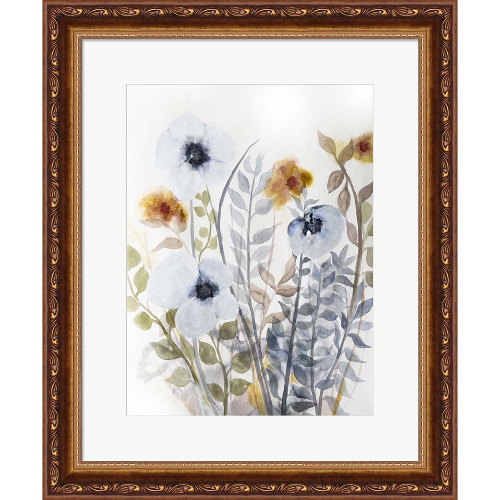 Great Art Now Floral Embrace 1 by Doris Charest, Framed Wall Art, 14 ...