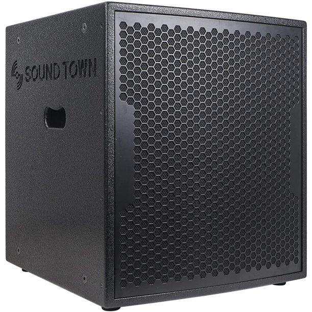 Sound Town 2000W 18" Powered PA Subwoofer with 2 Speaker Outputs, DJ/PA ...