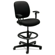 HON Volt Task Stool Chair, Armless, in Black (H5705) - Walmart.com