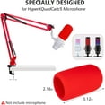 SUNMON QuadCast Microphone Stand - Red Boom Arm for Hyper x QuadCast ...