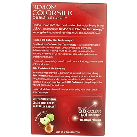 Revlon ColorSilk Hair Color 54 Light Golden Brown 1 Each (Pack of 2 ...