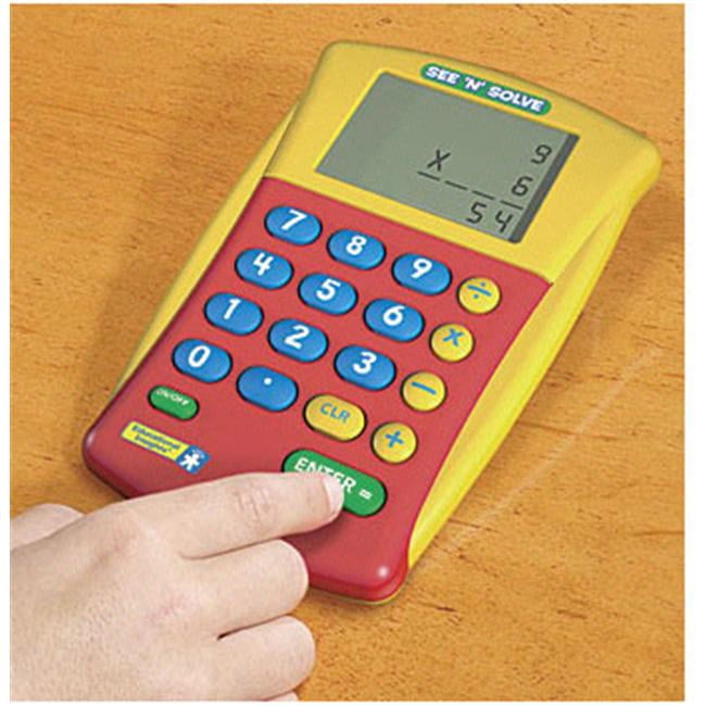 EDUCATIONAL INSIGHTS EI-8480 SEE N SOLVE VISUAL CALCULATOR - Walmart ...