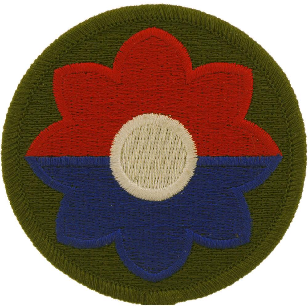 U.S. Army 9th Infantry Division Patch Red & Blue 3" - Walmart.com ...