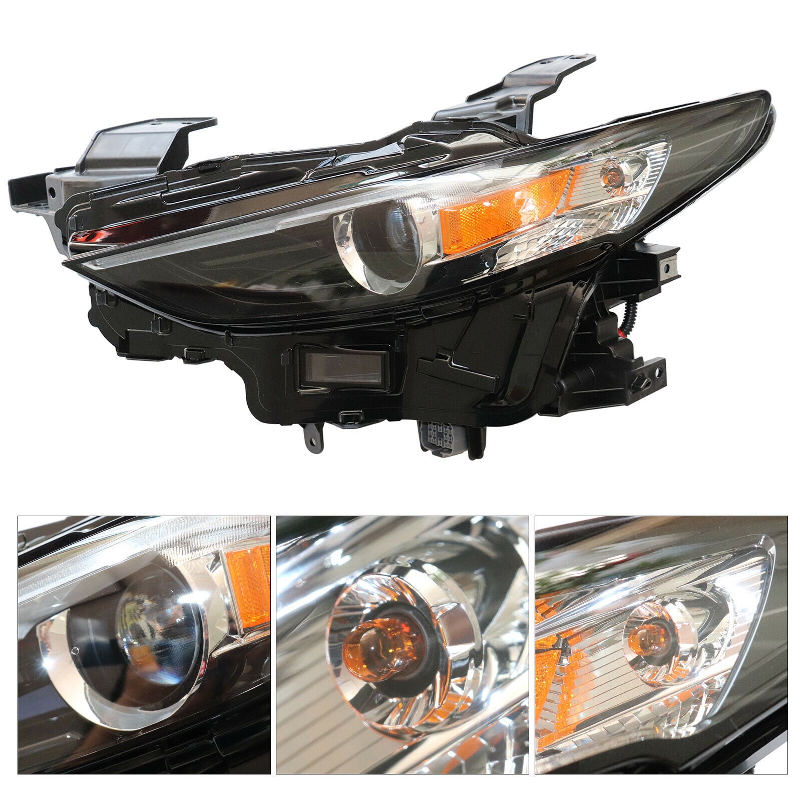 Buy Left Driver Front Side Headlight Lamp Full LED Clear Lens For Mazda ...