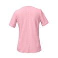 CFMIURAN Under $10 Womens T-Shirts Short Sleeve Round Neck Casual ...