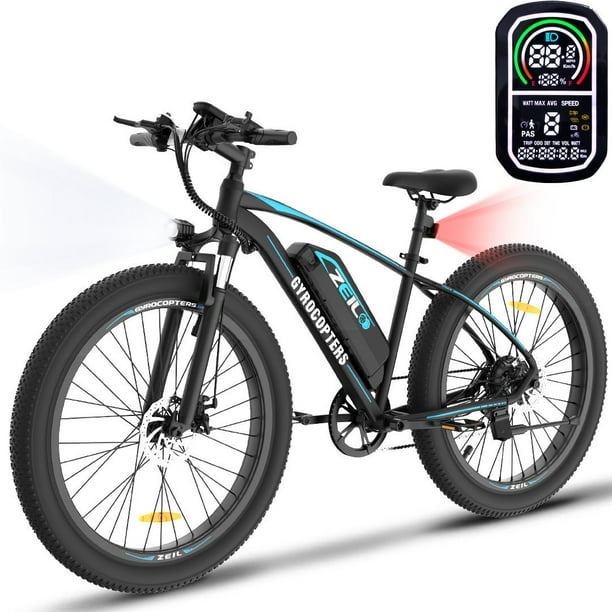 Gyrocopters Zeil Mountain Electric Bike for adults with 500 W Motor, 27 ...