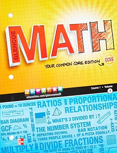 Pre-Owned Glencoe Math, Course 1, Student Edition, Volume 1 (Math ...