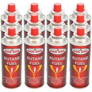 GasOne Isobutane Camping Fuel, 100g Canisters, Four Season Blend, 4 ...