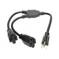 P02418N13A2R Standard Power Extension Cord Y Splitter Cable, 13A, 16AWG ...