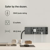 Belkin 12 Outlet Home and Office Surge Protector with 8ft Power Cord ...