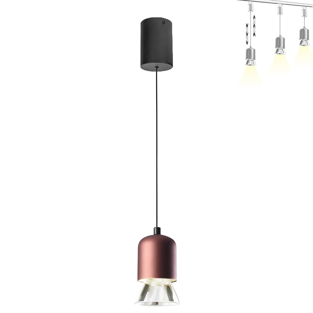 FSLiving 7W Adjustable Levitate Pendnat Light Retractable Lift Ceiling ...