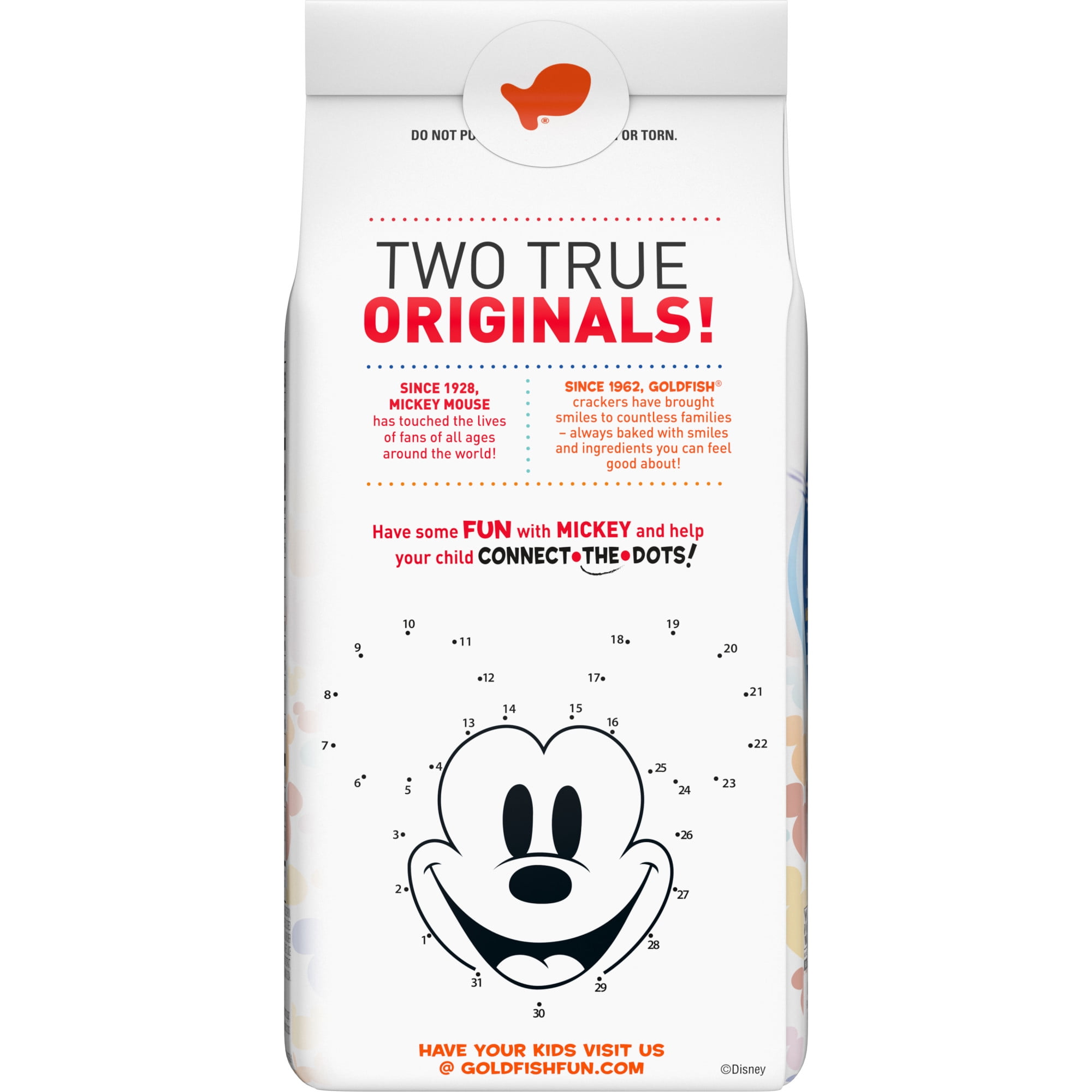 Goldfish Special Edition Disney Mickey Mouse Cheddar Crackers, Snack ...