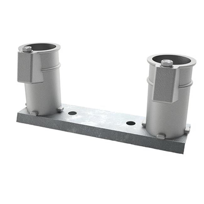 Perma-Cast PC-4008-A 4 In. Deck Aluminum Anchor Channel Mount Set ...