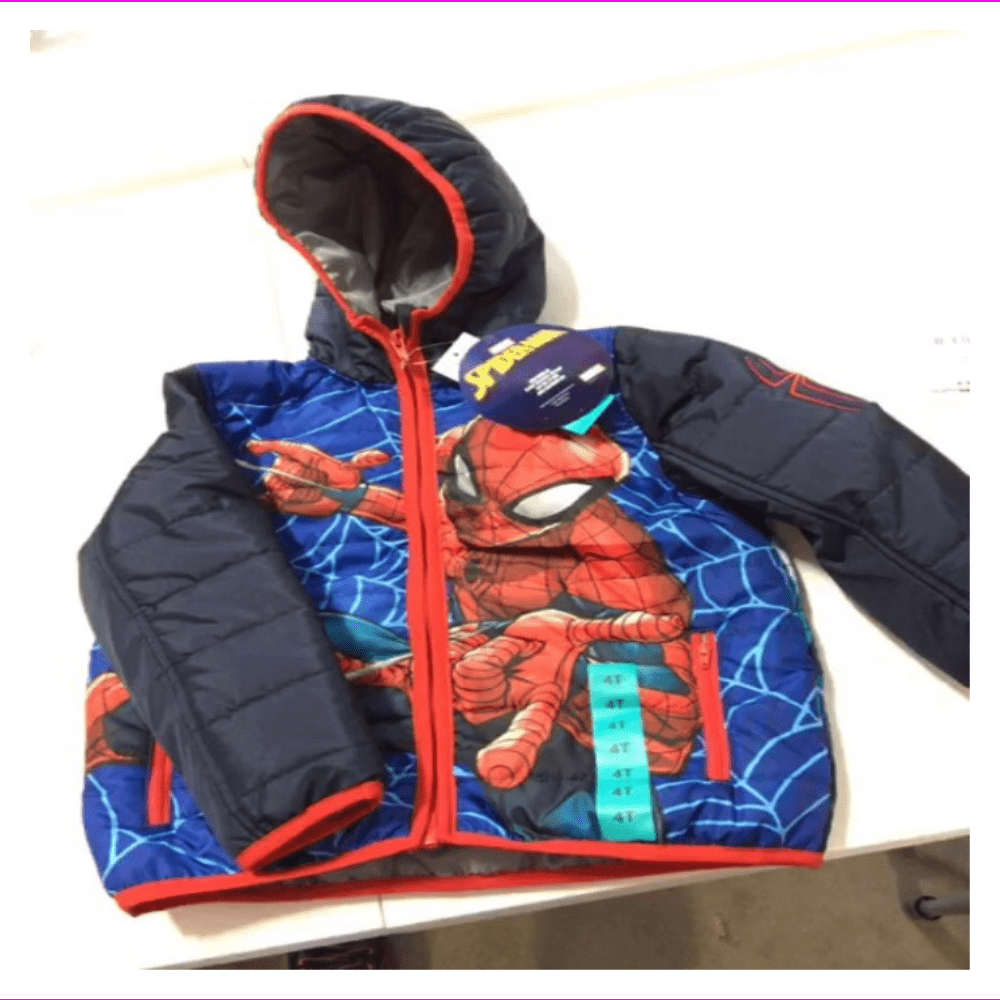DC Comics Boys' Puffer Hoodie Jacket 4T/Spiderman - Walmart.com