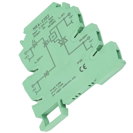 DIN Rail Mount Relay, Durable 6.2mm Solid State DIN Rail Relay Module ...