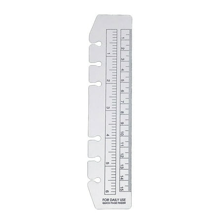 Coiry PVC Separator A5 A6 A7 Bookmark Ruler 6 Holes DIY Binder Notebook ...