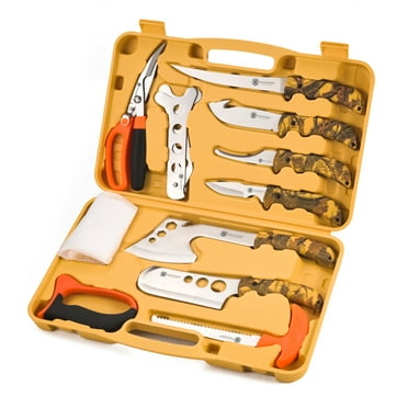 KNINE OUTDOORS Hunting Deer Knife Set Field Dressing Kit Portable ...