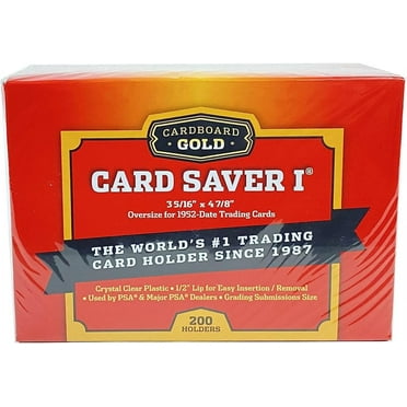Card Saver 1 - Semi Rigid Sports Trading Card Protector, Collector Case ...