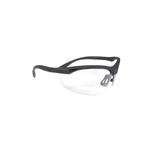 Radians Cheater Safety Glasses Clear Lens With 25 X Magnification
