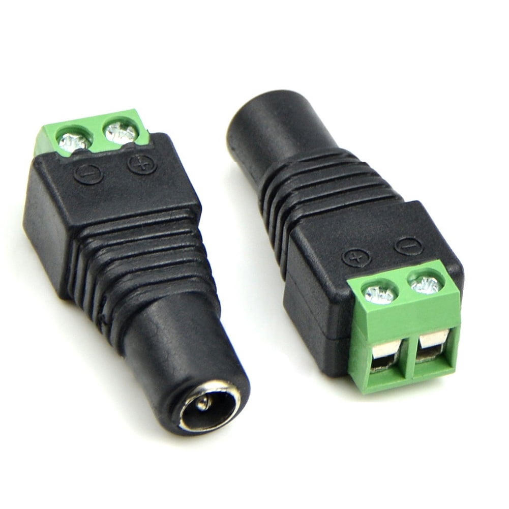 Fairnull Free Wiring DC Terminal Connector Monitor Plug Female 12V Lamp ...