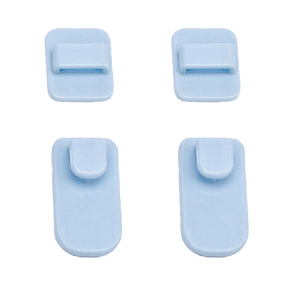 2 Pairs Home Remote Control Hook Self-adhesive Remote Holder Wall Mount ...