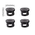 Eyewear Sun Guard Stickers For Sunglasses, Black Adhesive Lens Covers ...