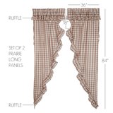 VHC Brands Annie Buffalo Check Plaid Country Decor Window Drapes ...