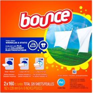 Bounce Fresh Linen Scented Fabric Softener Dryer Sheets, 120 Count ...