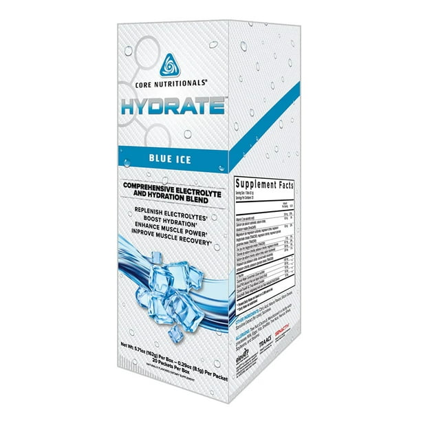 Core Nutritionals HYDRATE Comprehensive Electrolyte and Hydration Blend ...